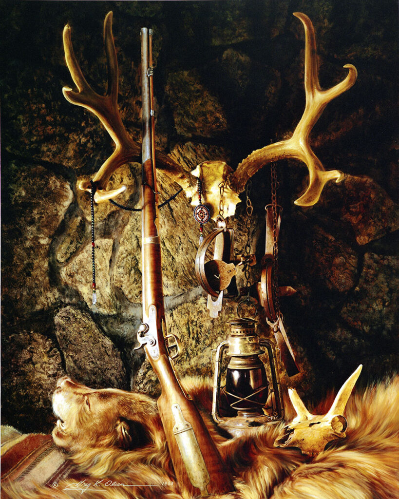 Relics Of A Snake River Trapper by Greg Olsen
